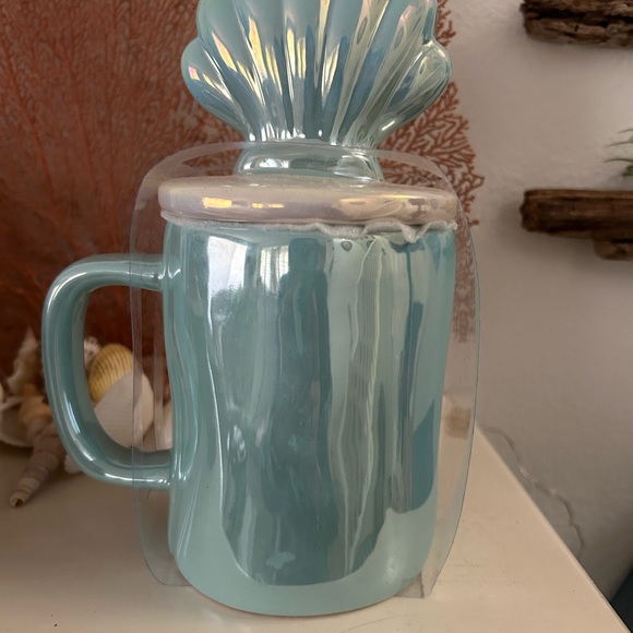 Rae Dunn | Kitchen | Rae Dunn Beach Please Mug With Seashell Lid | Poshmark